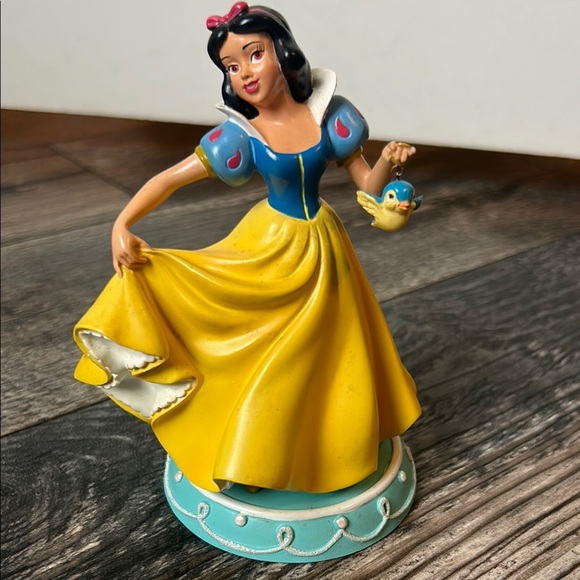 Disney | Toys | Snow White Yellow Dress Dangling Blue Bird Life ...